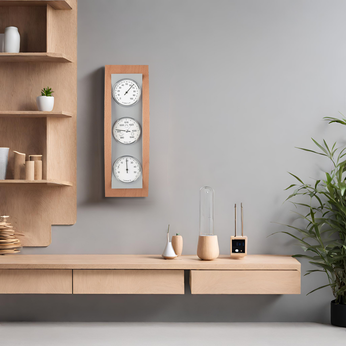 Weather Station Clocks | Indoor Conditions at a Glance – Clocks Central